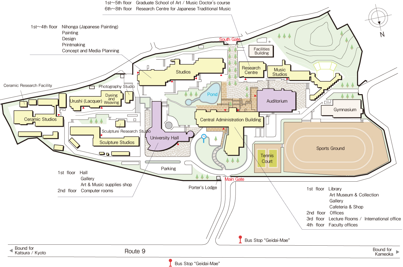 Kyoto University Japan Campus Map